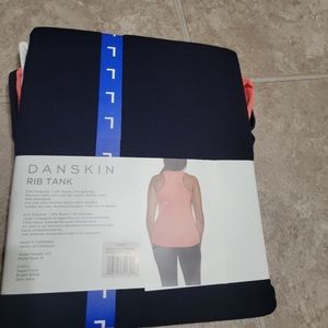 Danskin | Tops | Danskin 3 Pack Rib Tanks M L Xl Xxl Racerback Slimming ...
